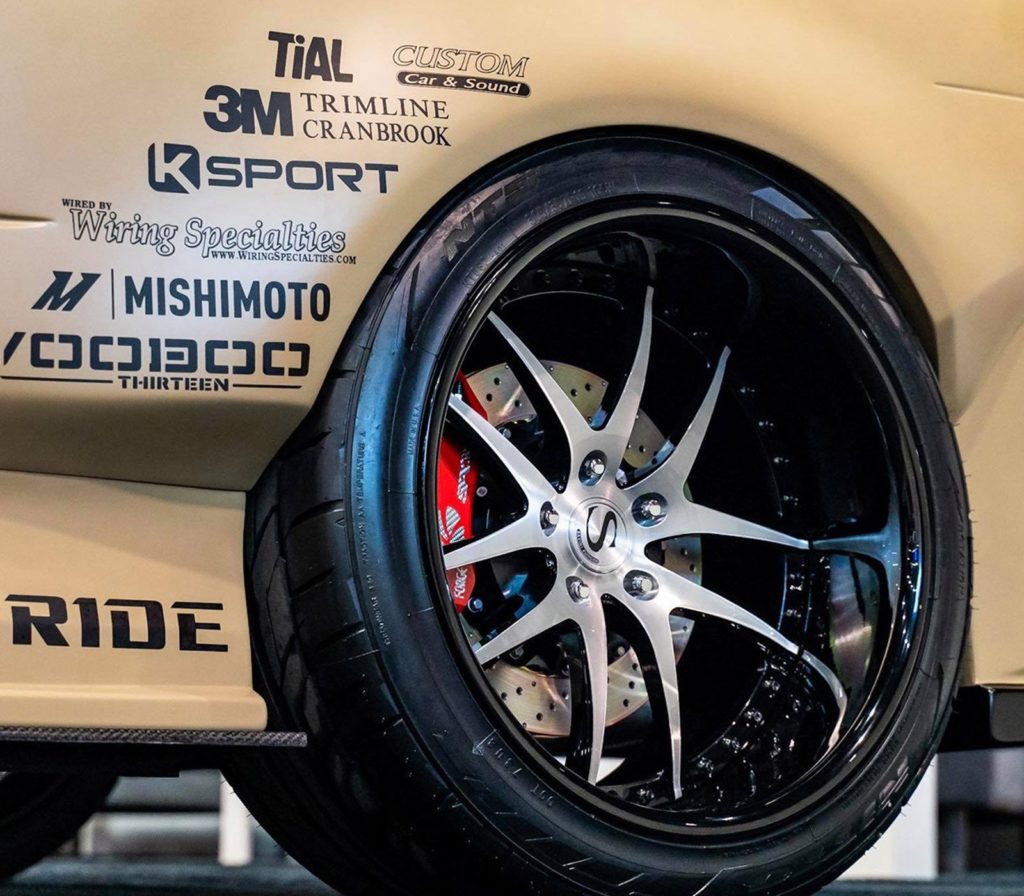 01-06 Lexus LS430 – Rear 4 Piston Big Brake Kit w/ 14 in. Slotted ...